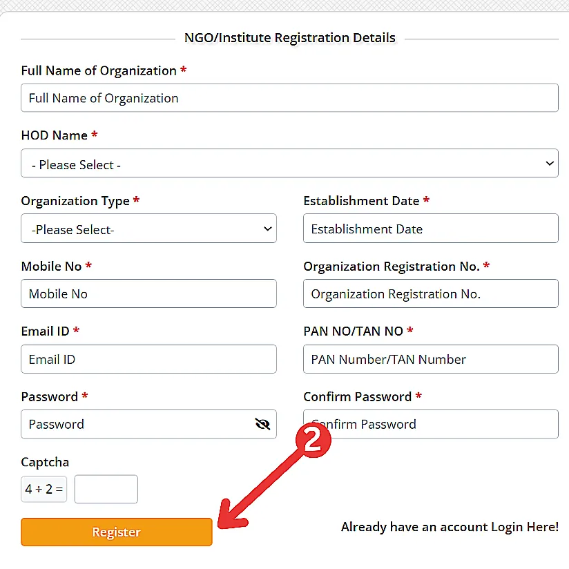 SJED - Esamajkalyan Application Status, Samaj Kalyan Registration,